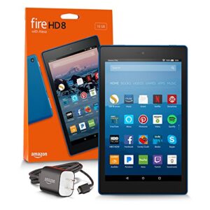 Fire HD 8 Tablet with Alexa, 8" HD Display, 16 GB, Marine Blue - with Special Offers (Previous Generation – 7th)