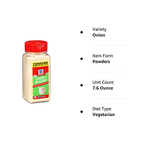 McCormick Onion Powder, 7.62 oz