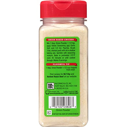 McCormick Onion Powder, 7.62 oz