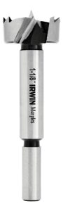 irwin marples forstner bit, wood drilling, 1-1/8-inch (1966931)