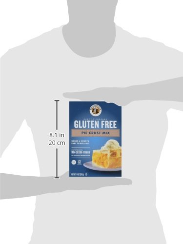 King Arthur Flour Gluten Free Pie Crust Mix, Packaging May Vary, 14 Oz