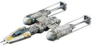 star wars y-wing starfighter, bandai vm