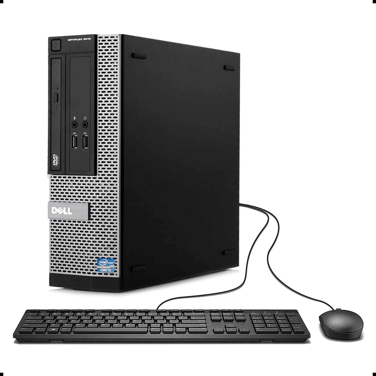 DELL Optiplex 3010 Desktop PC - Intel Core i3-3220 3.1GHz 8GB 250GB DVD Windows 10 Professional (Renewed)']