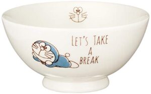 doraemon 105151 joyful time bowl, diameter 4.3 inches (11 cm), kids, rice bowl, doraon, dishwasher safe, microwave safe, made in japan