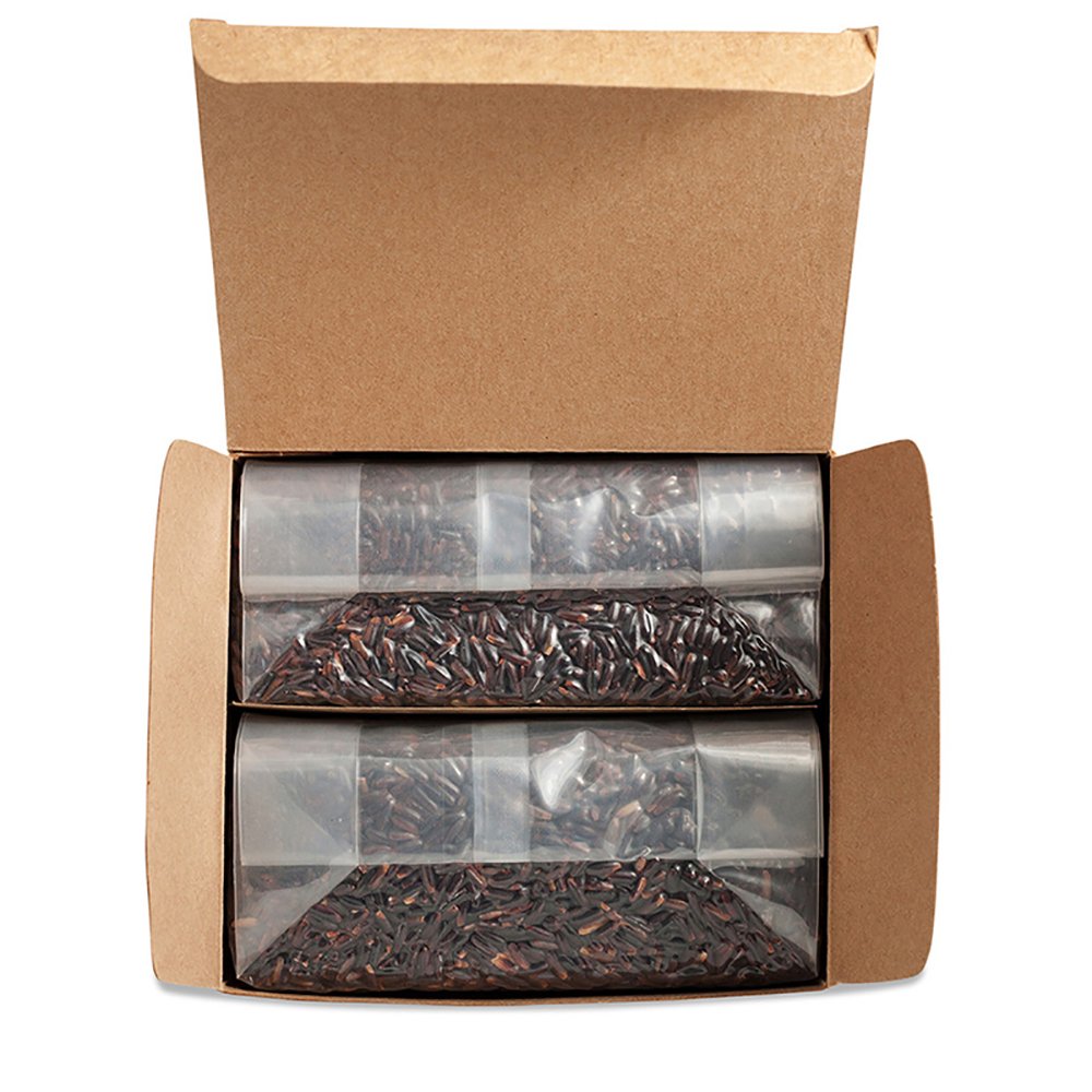 Heirloom Thai Black Rice by Rebirth Rice, 100% all natural, 4lb (64oz), NON-GMO & Direct Trade