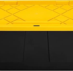 GREENMADE 27 Gallon Black & Yellow Storage Container (1-Pack)