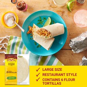 Old El Paso Restaurant Style Grande Flour Tortillas, 6-count (Pack of 5)