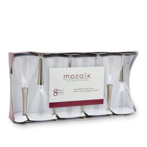 mozaik 8 ct wine glass, clear