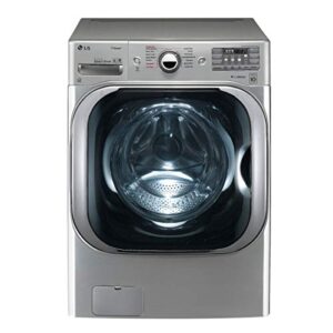 lg graphite steel front load steam washer