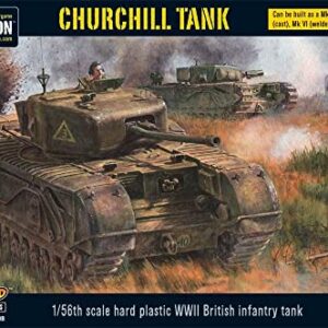 Bolt Action Churchill Infantry Tank 1:56 WWII Military Wargaming Plastic Model Kit