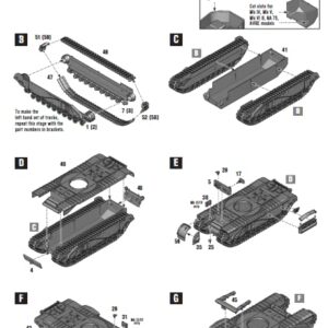 Bolt Action Churchill Infantry Tank 1:56 WWII Military Wargaming Plastic Model Kit