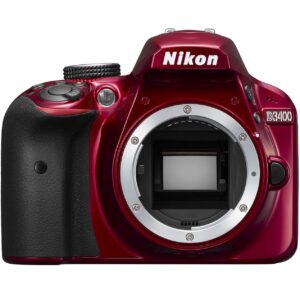 Nikon digital single-lens reflex camera D3400 body Red D3400RD(Japan Import-No Warranty)