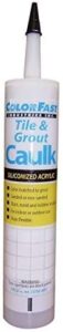 colorfast siliconized-acrylic caulking - sanded mapei colors - 10.3 fl oz (brick red #113)