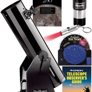 Orion SkyQuest XT10 Classic Dobsonian Telescope Kit for Adults & Families - Big, High Power Scope for The Astronomy Enthusiast with Accessories & Maps