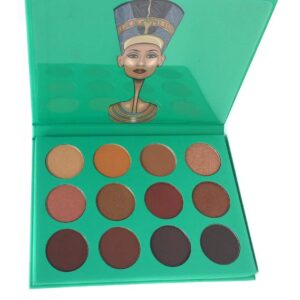 Juvia's Place Golds, Coppers, Browns and Nudes Eyeshadow Palette - Professional Eye Makeup, Pigmented Eyeshadow Palette, Makeup Palette for Eye Color & Shine, Pressed Eyeshadow Cosmetics, Shades of 12