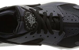 Nike Womens Air Huarache Run SE Running Trainers 859429 Sneakers Shoes (US 6.5, Metallic Hematite Black Dark Grey 001)