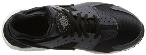 Nike Womens Air Huarache Run SE Running Trainers 859429 Sneakers Shoes (US 6.5, Metallic Hematite Black Dark Grey 001)