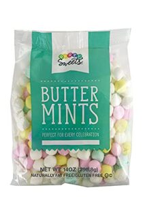 party sweets assorted pastel buttermints, 14 ounce, appx. 100 pieces from hospitality mints