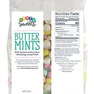 Party Sweets Assorted Pastel Buttermints, 14 Ounce, Appx. 100 pieces from Hospitality Mints