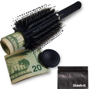 Diversion Safe Hair Brush by Stash-it, Can Safe to Hide Money, Jewelry, or Valuables with Discreet Secret Removable Lid and, New Version