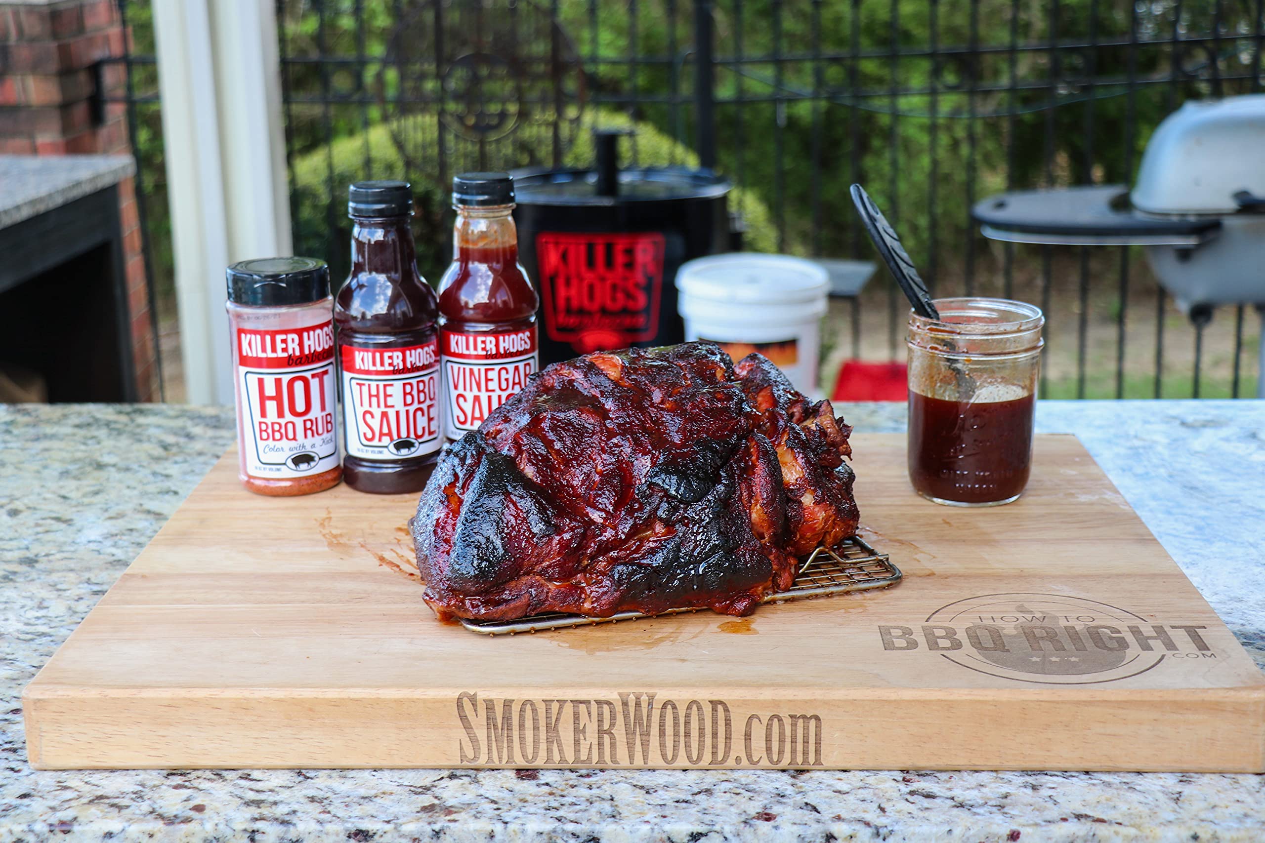 Killer Hogs HOT BBQ Rub | Championship Grill Seasoning for Beef, Steak, Burgers, Pork, and Chicken | 12 Ounces