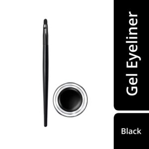 Rimmel London Scandaleyes Gel Eyeliner, Waterproof, Buildable, Long-Wearing, 001, Black, 0.04oz