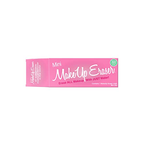 The Original MakeUp Eraser, Erase All Makeup With Just Water, Including Waterproof Mascara, Eyeliner, Foundation, Lipstick, and More (Pink Mini)