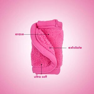 The Original MakeUp Eraser, Erase All Makeup With Just Water, Including Waterproof Mascara, Eyeliner, Foundation, Lipstick, and More (Pink Mini)