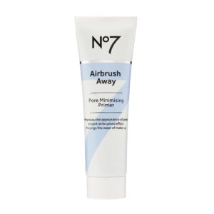 no7 airbrush away pore minimizing facial primer - lightweight, matte primer & pore minimizer for face - makeup primer for oily skin (30ml)