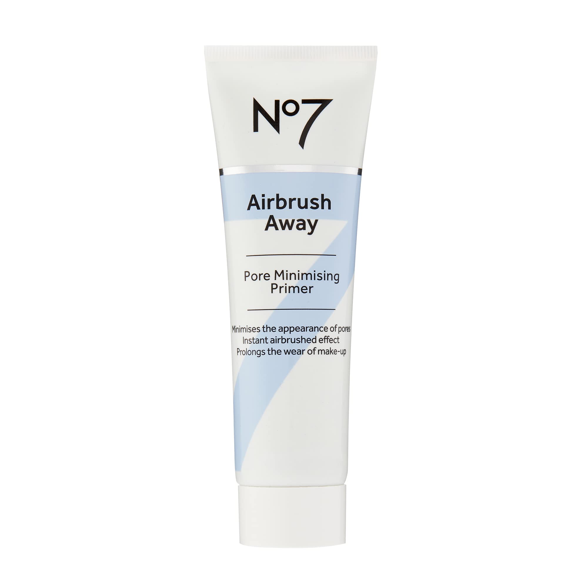 No7 Airbrush Away Pore Minimizing Facial Primer - Lightweight, Matte Primer & Pore Minimizer for Face - Makeup Primer for Oily Skin (30ml)