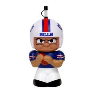 party animal nfl buffalo bills big sip 3d water bottle, 16oz,blue/red/white