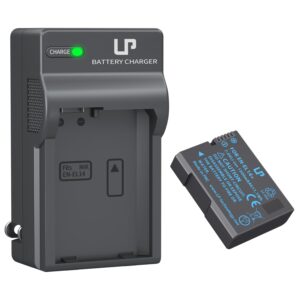 en-el14 en el14a battery charger pack, lp charger compatible with nikon d3500, d5600, d3300, d5100, d5500, d3100, d3200, d5200, d5300, d3400, df, coolpix p7000, p7100, p7700, p7800 cameras & more