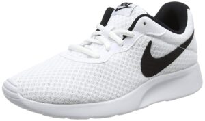 nike women's tanjun white/black size 12 b(m) us