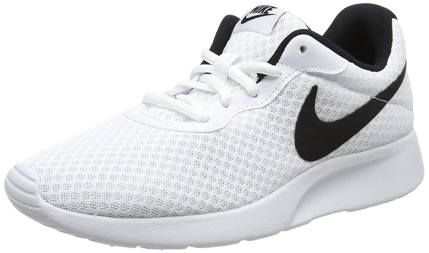 Nike Women's Tanjun White/Black Size 12 B(M) US