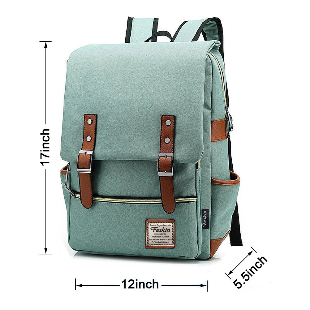 Slim Laptop Backpack for Women, Fashion Travel Rucksack College School Bookbag