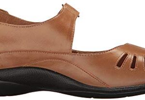 Drew Women's Tide Hook and Loop Sandal,Cognac Leather,US 9 WW