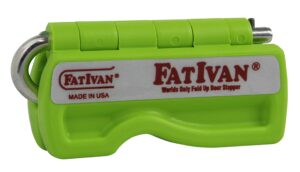 the original fat ivan fold up doorstop wedge with magnet (green)