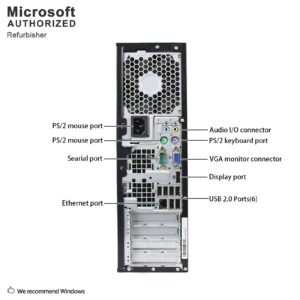 HP Elite 8200 Business Desktop Computer (Intel i5 Quad Core up to 3.4GHz Processor), 8GB DDR3 RAM, 1TB HDD, DVD, RJ45, Windows 10 Professional (Renewed)