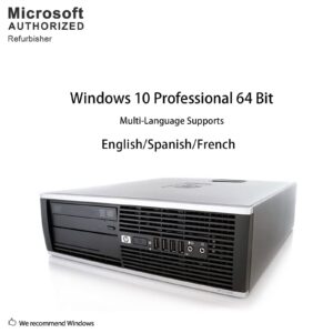 HP Elite 8200 Business Desktop Computer (Intel i5 Quad Core up to 3.4GHz Processor), 8GB DDR3 RAM, 1TB HDD, DVD, RJ45, Windows 10 Professional (Renewed)