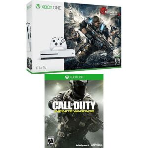 xbox one s 1tb console - gears of war 4 edition + call of duty infinite warfare