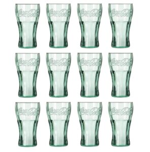 libbey glass tumblers 16.75-oz coca cola set of 12