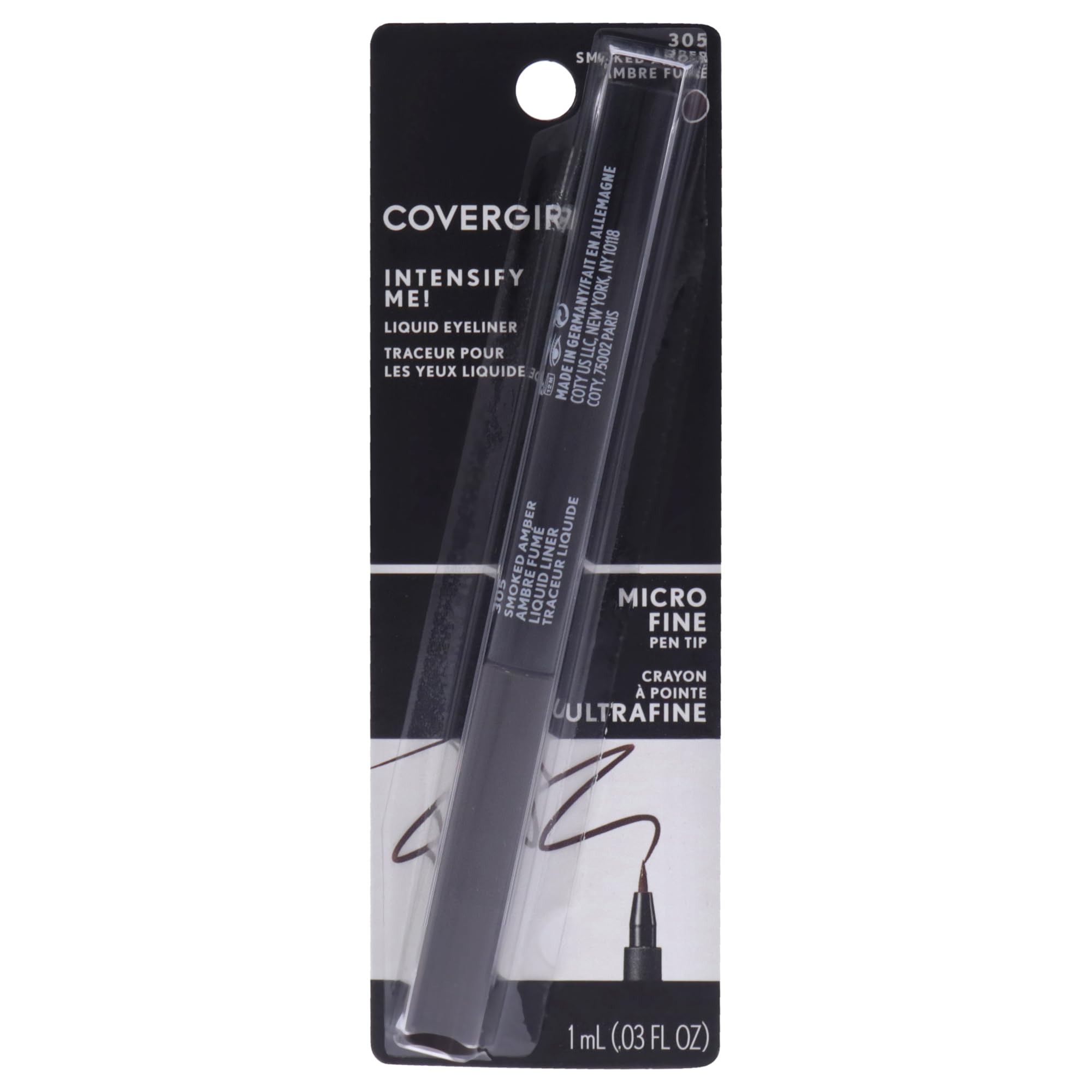 COVERGIRL Intensify Me! Eyeliner, Smoked Amber, 0.034 Fluid Ounce