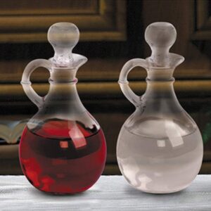 Sudbury Glass Cruet Set, 6 1/2 Inch, Set of 2