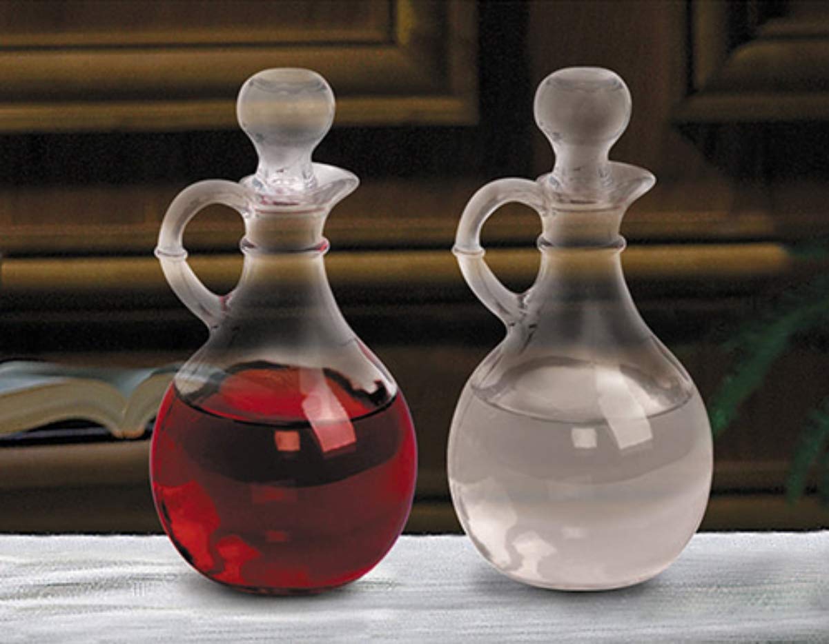 Sudbury Glass Cruet Set, 6 1/2 Inch, Set of 2