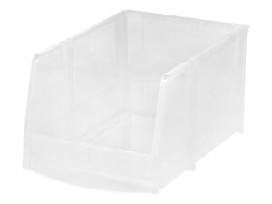 iris plastic storage bin, clear (200550) 1-count