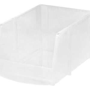 Iris Plastic Storage Bin, Clear (200550) 1-Count