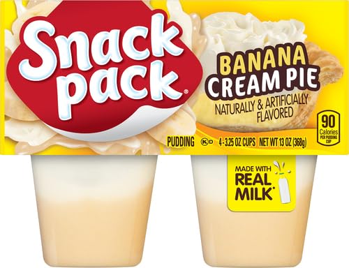 Snack Pack Pie Pudding Cups, Banana Cream, 13 oz (4 ct)