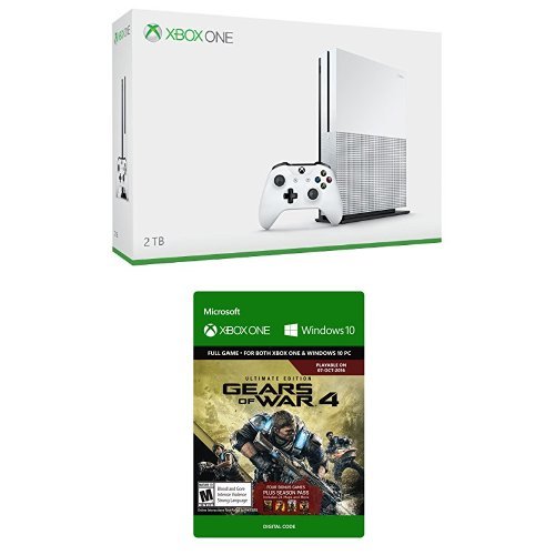 Xbox One 2TB Console and Gears of War 4 Ultimate Edition Digital