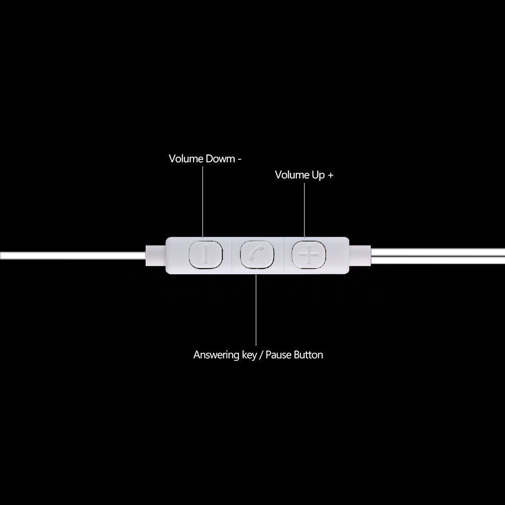 King-Star Anti-Radiation Binaural Earphones Universal 3.5mm Noise Cancelling Air Tube Acoustic Patent Stereo Earbuds Headphones with Microphone