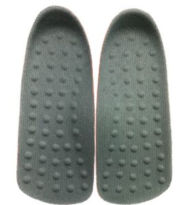 happystep 1 pair 2cm invisible height increase shoe inserts insoles, in-sock heel lift raising pad for shoes